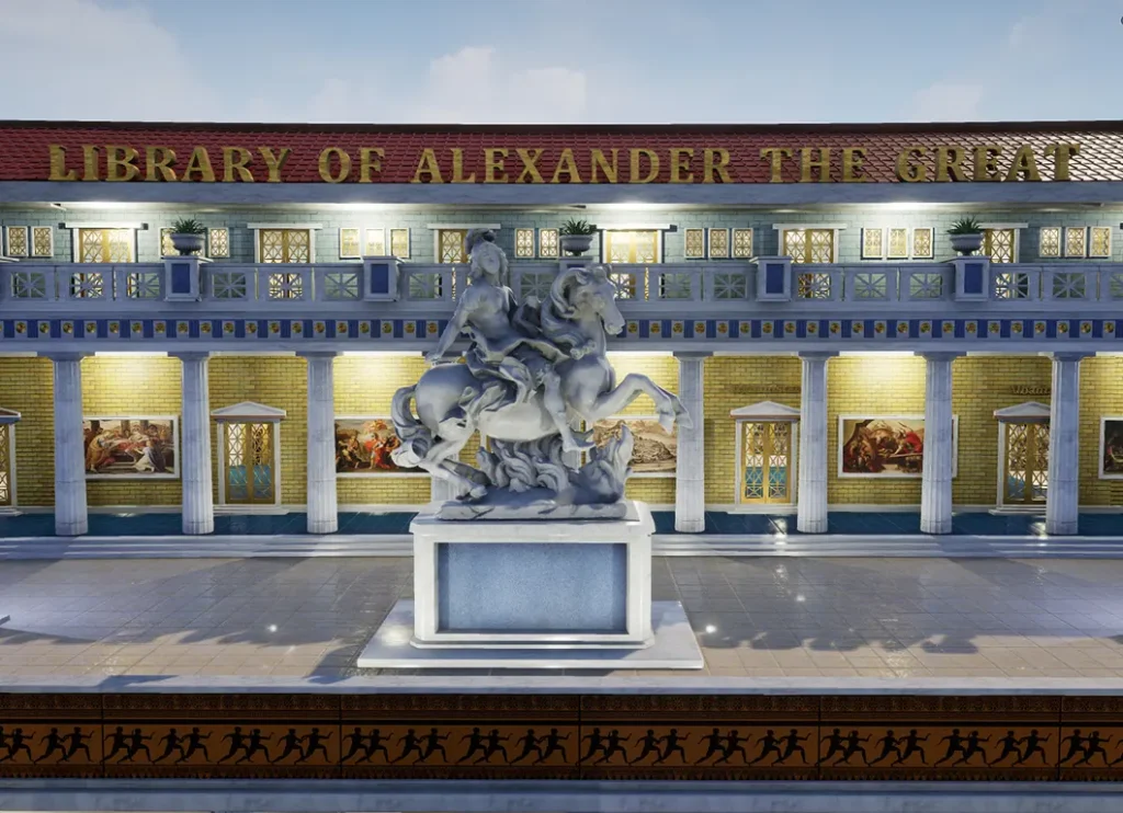 Alexander the Great Library - Heptapolis International Green City